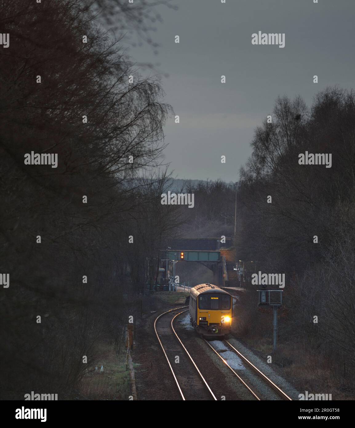 Northern rail class 150 sprinter train departing from Hindley ...