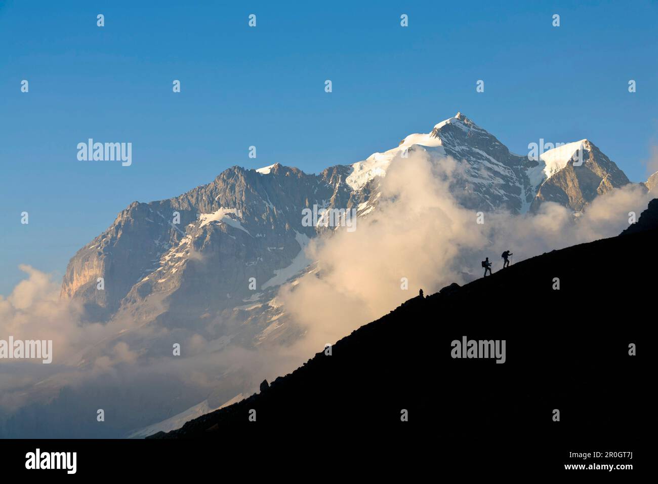 Lauterbrunnen hikers hi-res stock photography and images - Alamy