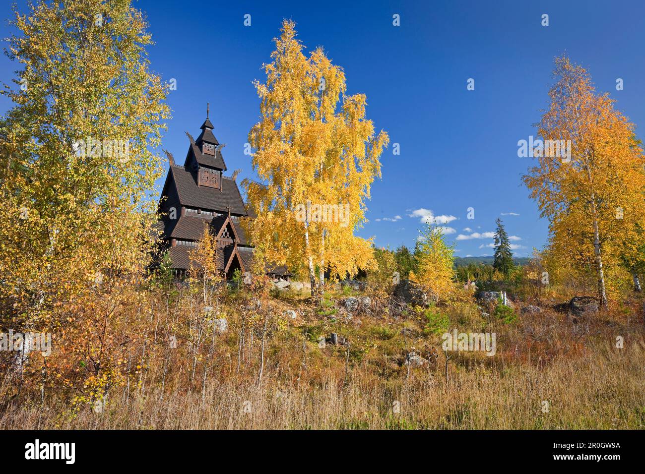 Replica of the Gol stave church, Norwegian Museum of Cultural History ...