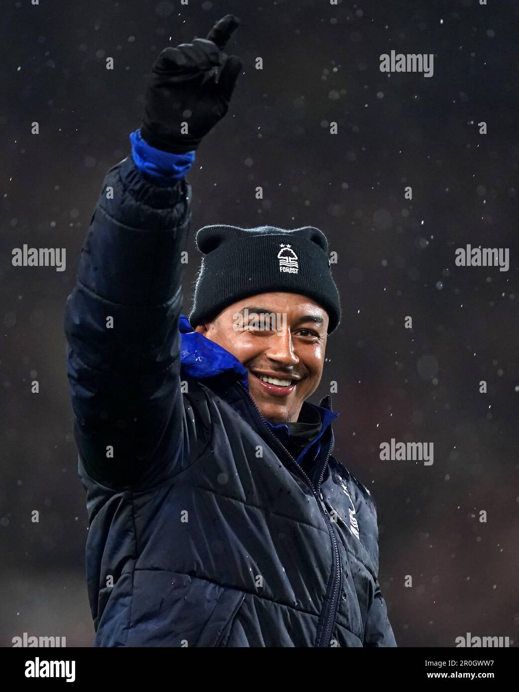 Nottingham Forest's Jesse Lingard celebrates following the Premier ...
