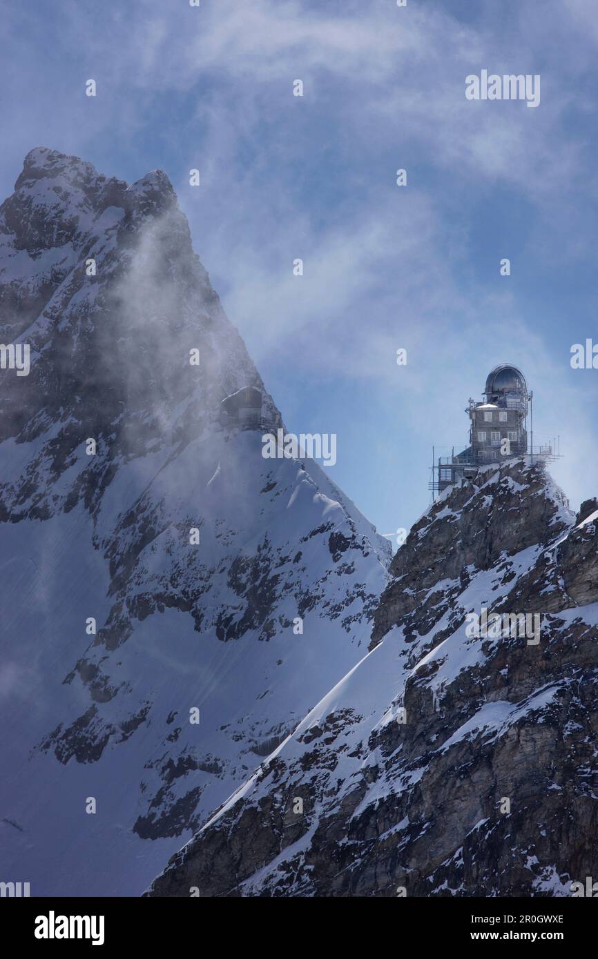 Sphinx Observatory on Jungfraujoch, Grindelwald, Bernese Oberland, Switzerland Stock Photo - Alamy