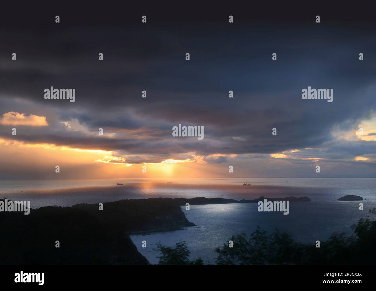 Sunset, Corregidor Island, Manila Bay, Philippines, Asia Stock Photo ...