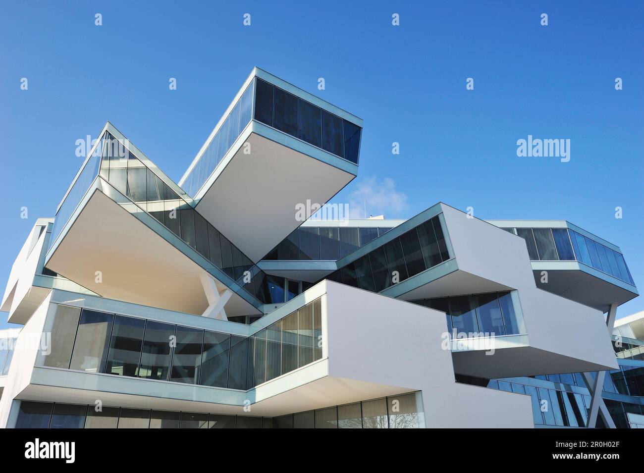 Modern architecture, Business center, Allschwil, near Basel ...