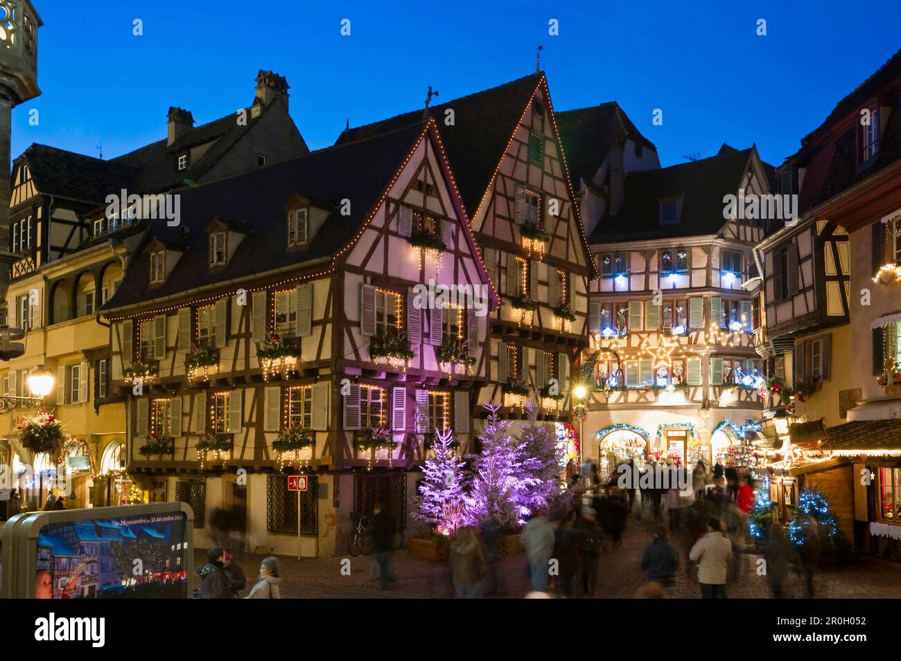 Historic quarter in winter, Colmar, Alsace, France Stock Photo - Alamy