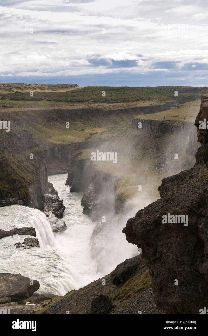 Gullfoss near Reykjavik, Iceland, Scandinavia, Europe Stock Photo - Alamy