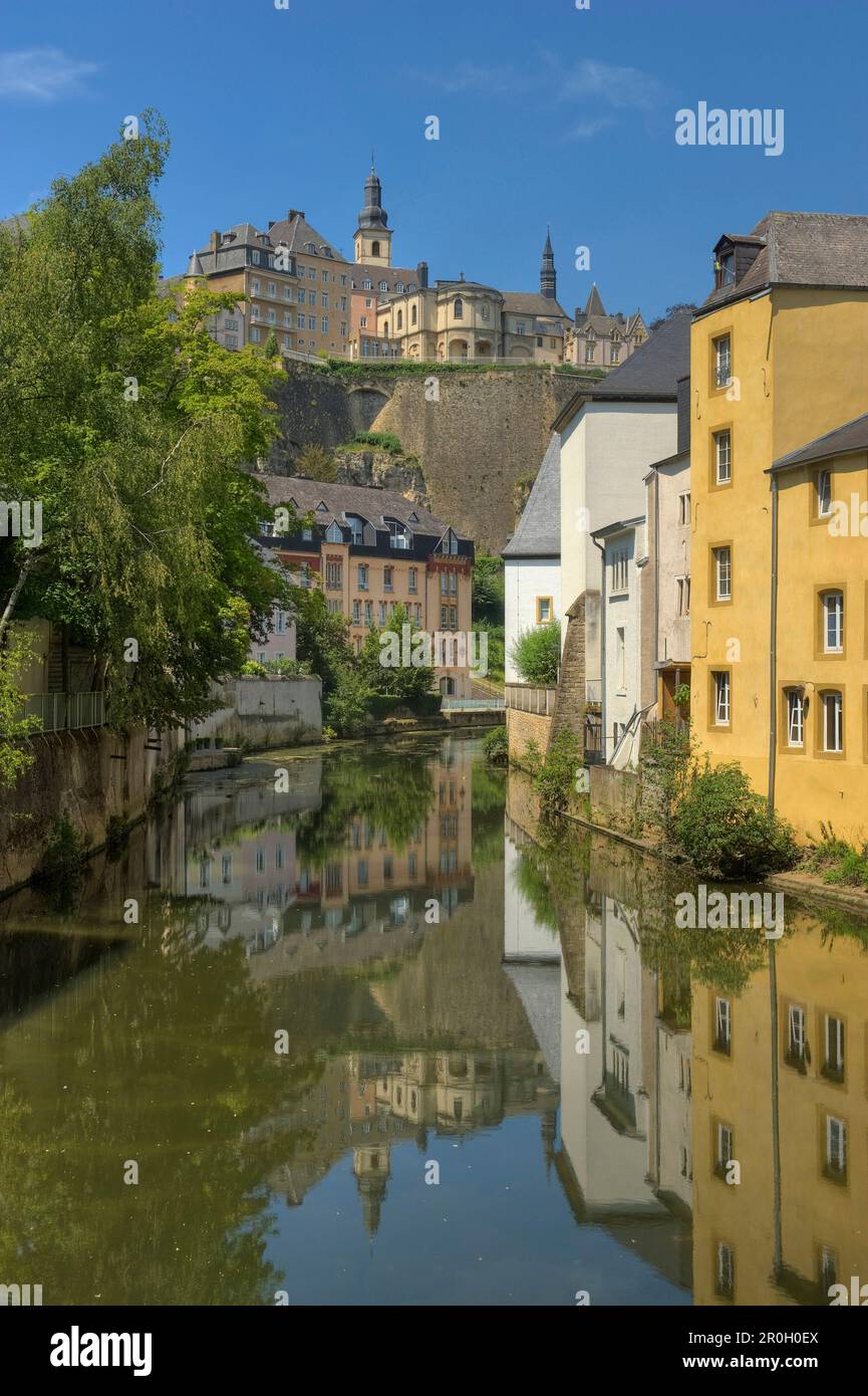 River photo of grund luxembourg hi-res stock photography and images - Alamy