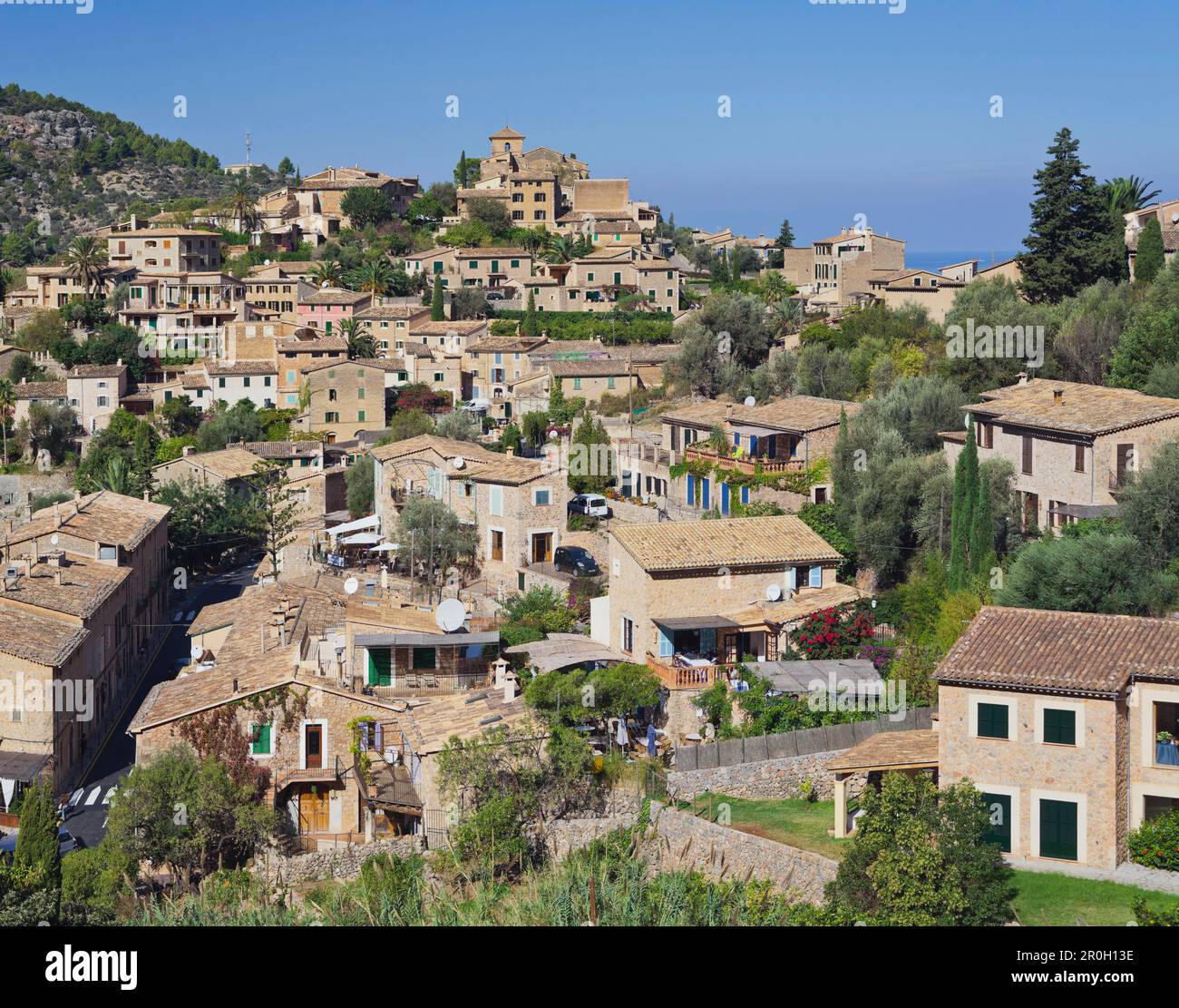 View of Deia, Mallorca, Spain Stock Photo - Alamy