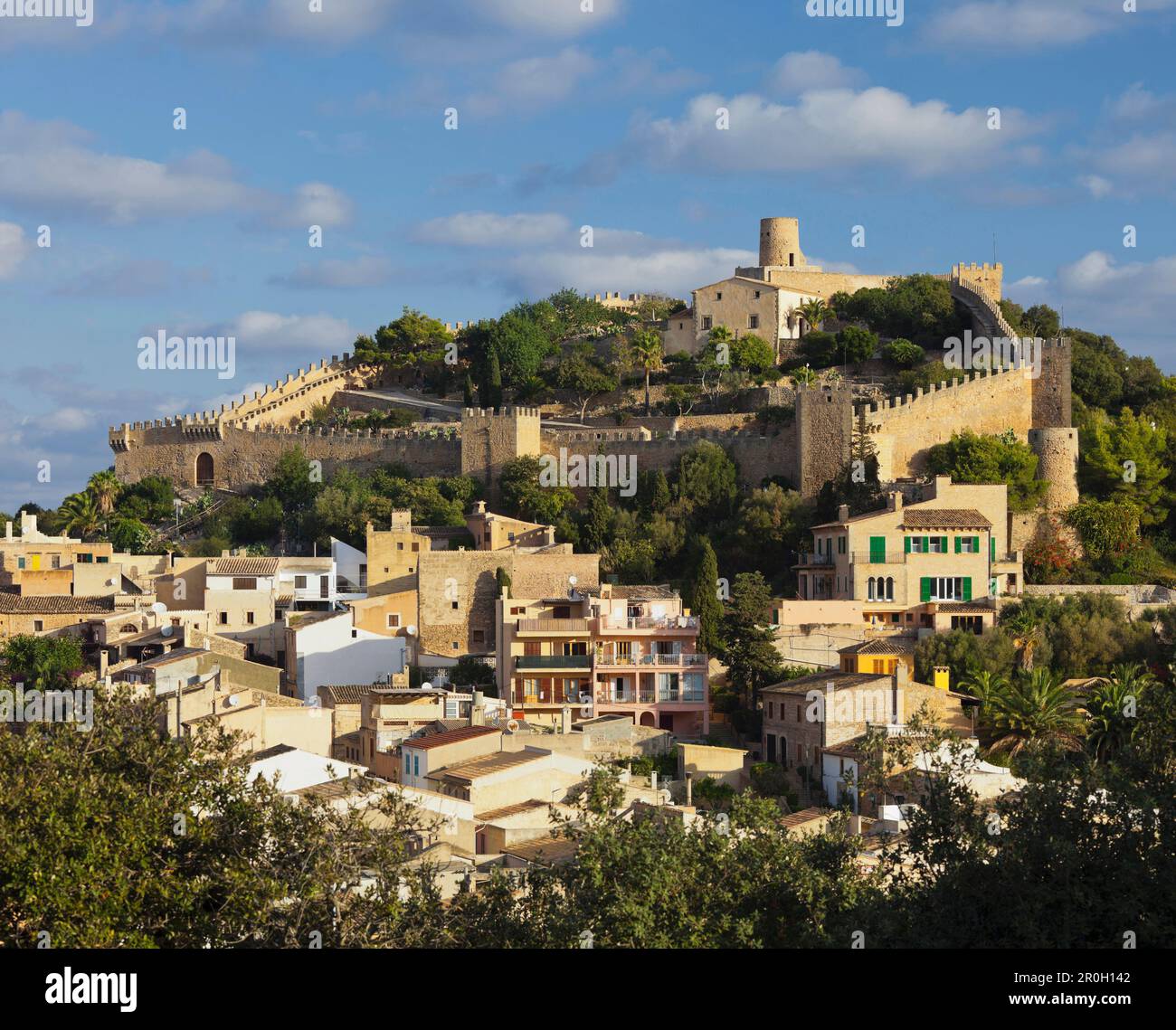Capdepera fortress, Capdepera, Majorca, Spain Stock Photo - Alamy