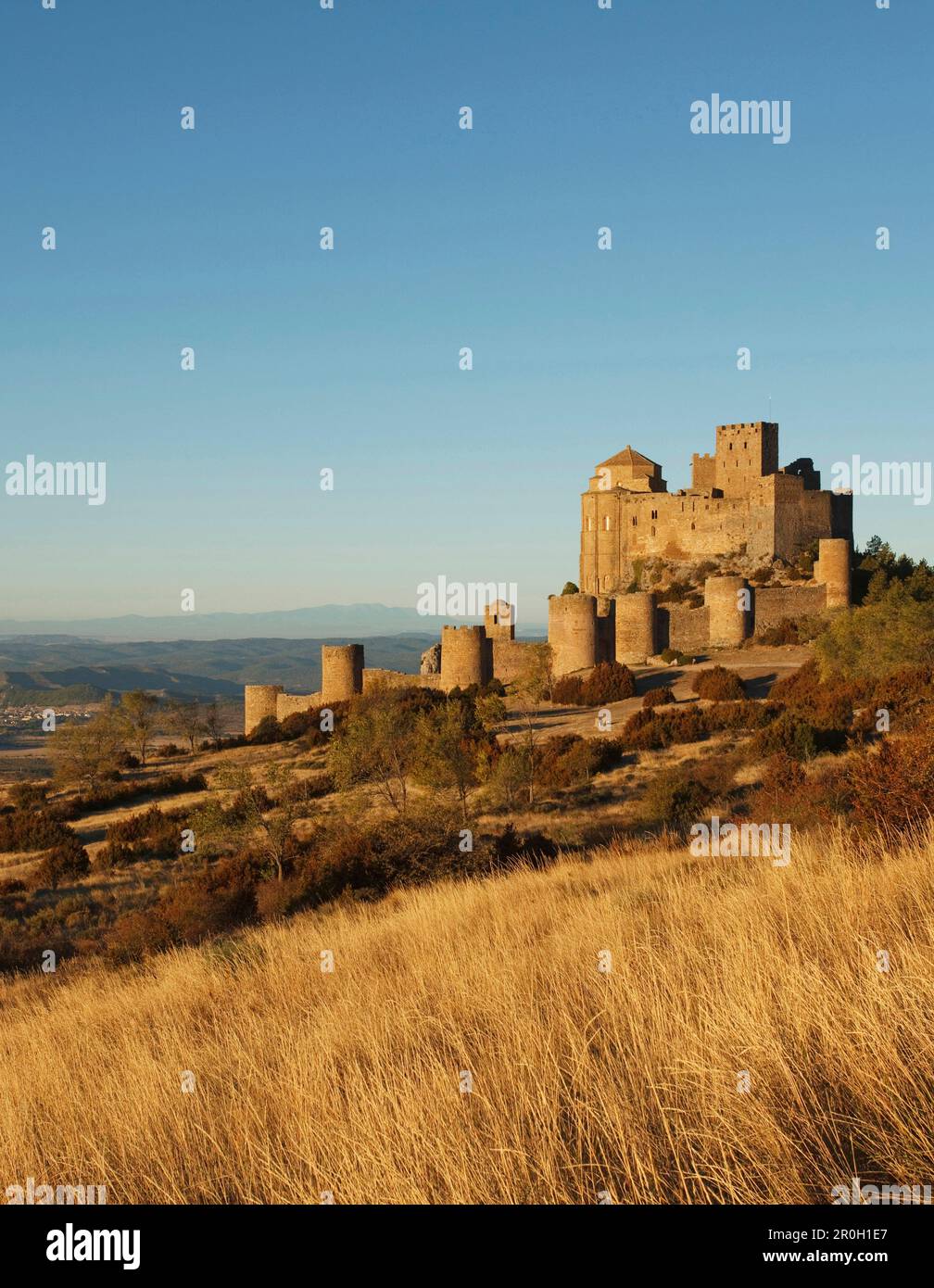 Castillo de Loarre, castle, between 12th till 13th century, provinz of ...