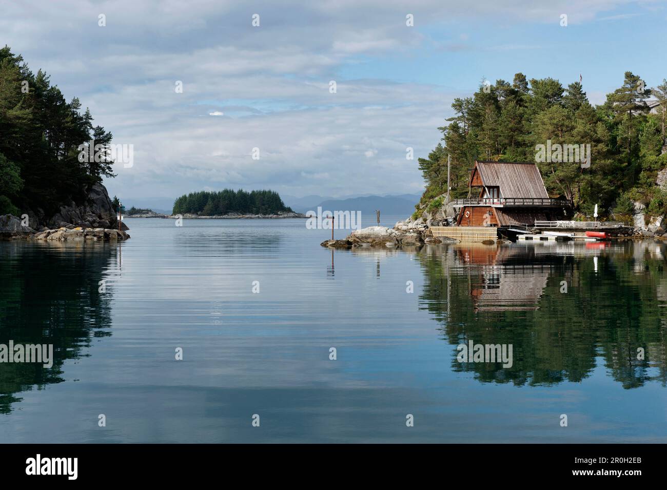 Port Exit in Kolbeinshamn, Island of Huftaroy, Norway Stock Photo - Alamy
