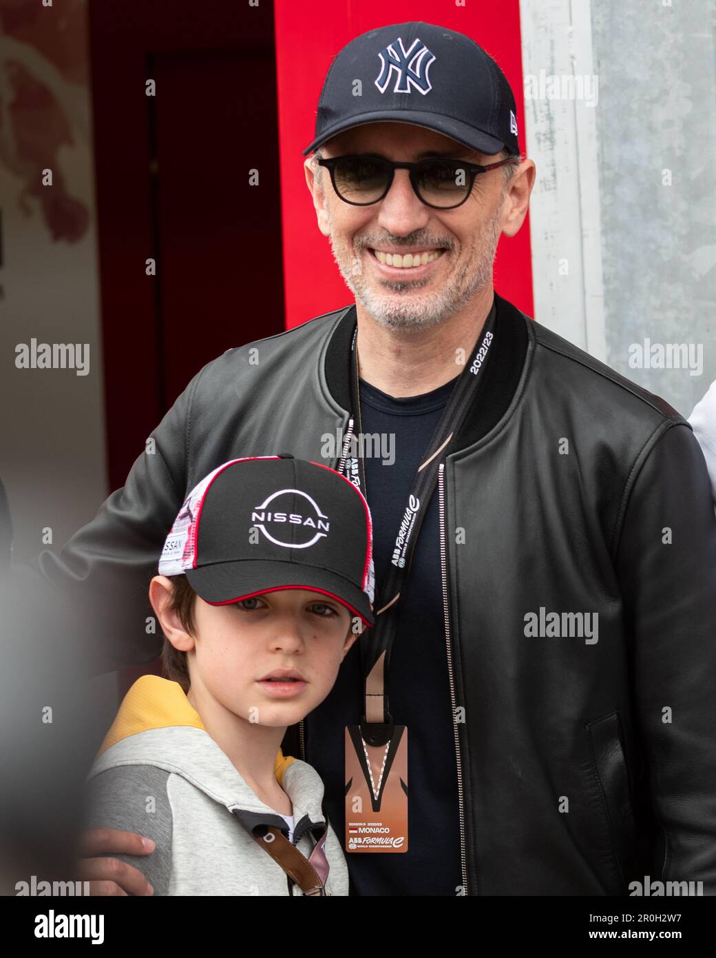 Monaco, Monaco. 06th May, 2023. Gad Elmaleh with his son Raphael ...