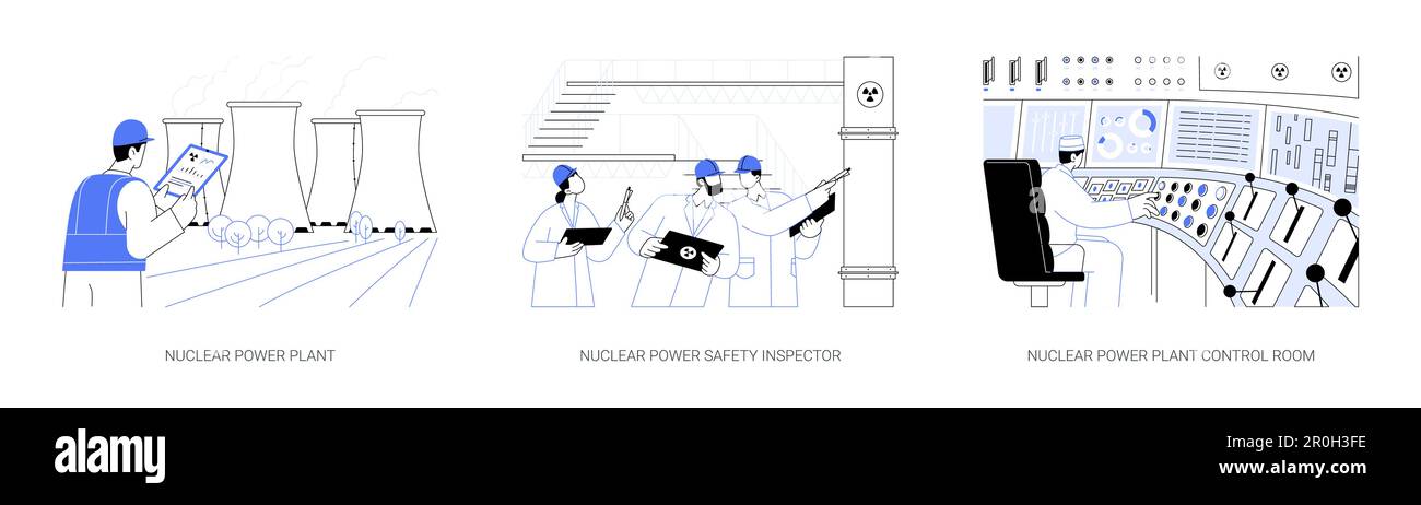 Nuclear energy abstract concept vector illustrations Stock Vector Image ...