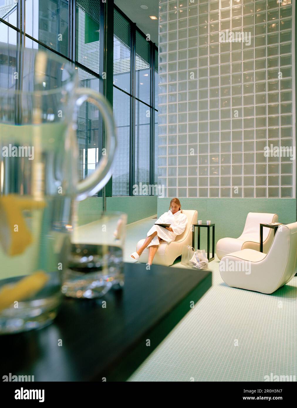 Spa reception in a hotel, Langenlois, Lower Austria, Austria Stock ...