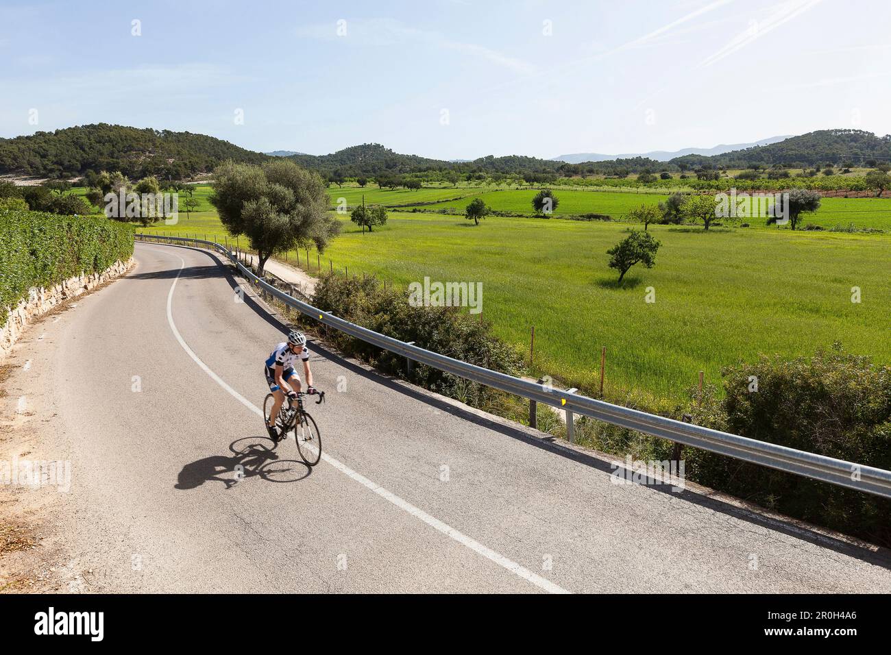 Bicycle ride, Calvia, Majorca, Balearic Islands, Spain Stock Photo - Alamy