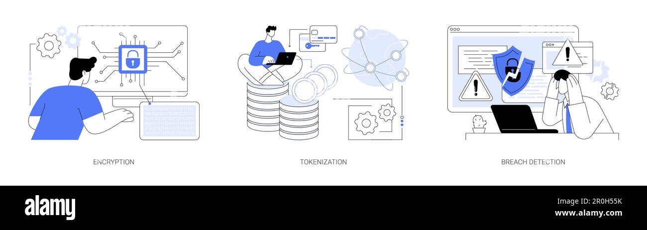 Data privacy abstract concept vector illustrations Stock Vector Image ...