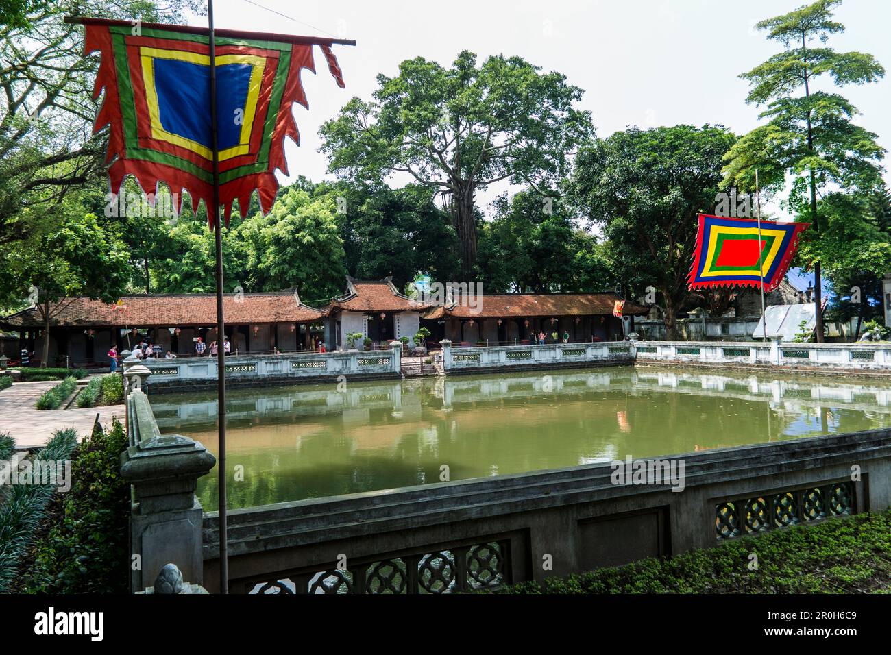 Van Mieu or Temple of Literature in Hanoi, Vietnam, Asia Stock Photo ...