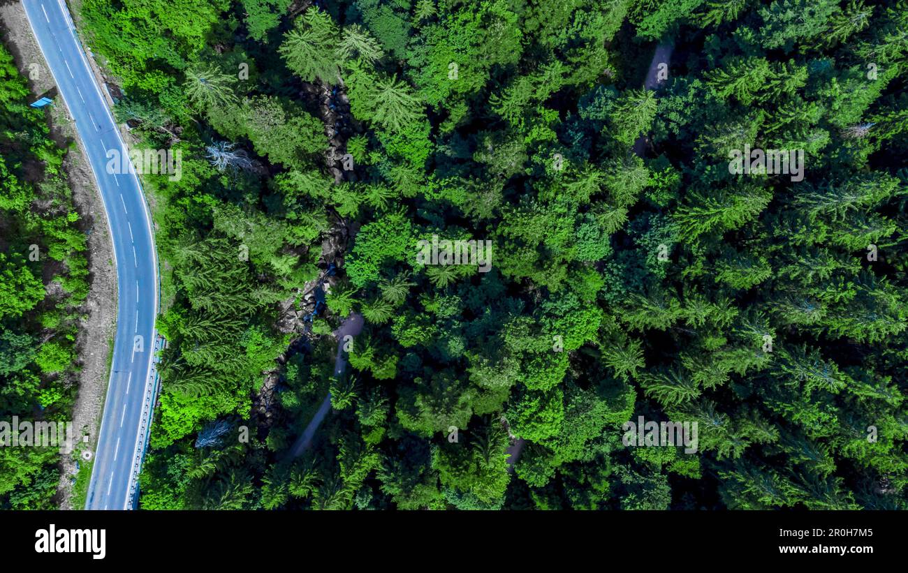 Winding two lane road hi-res stock photography and images - Alamy