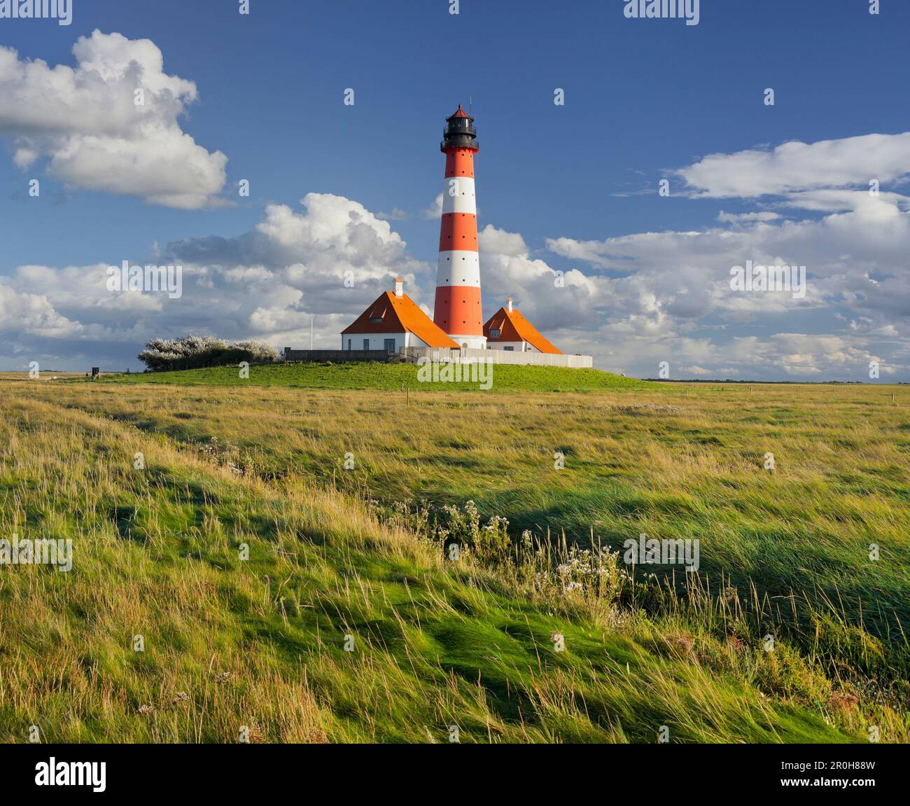 Westerhaven lighthouse, Schleswig-Holstein, Germany Stock Photo - Alamy