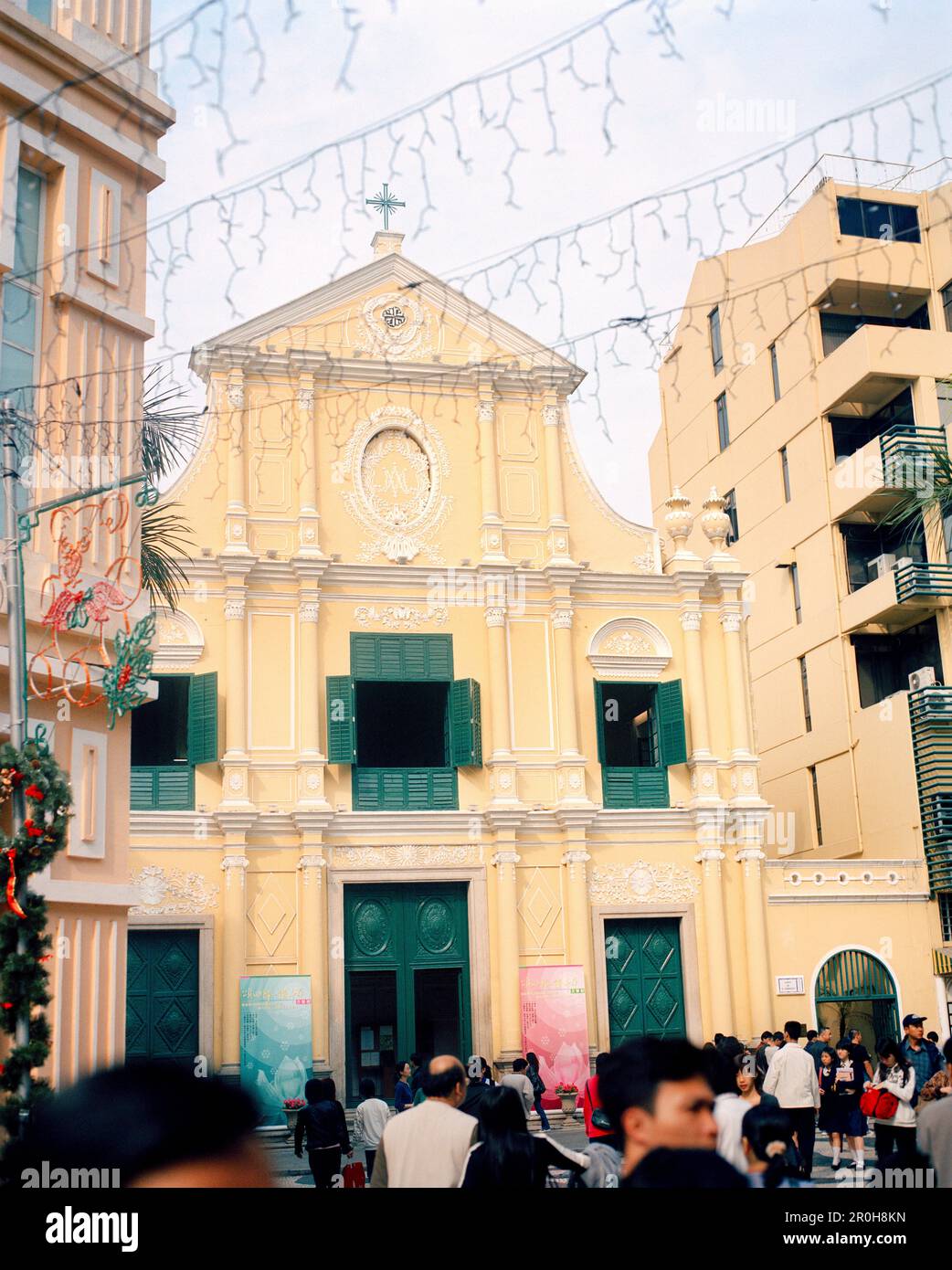 CHINA, Macau, colonial church of St Dominic, Senado Square, UNESCO ...