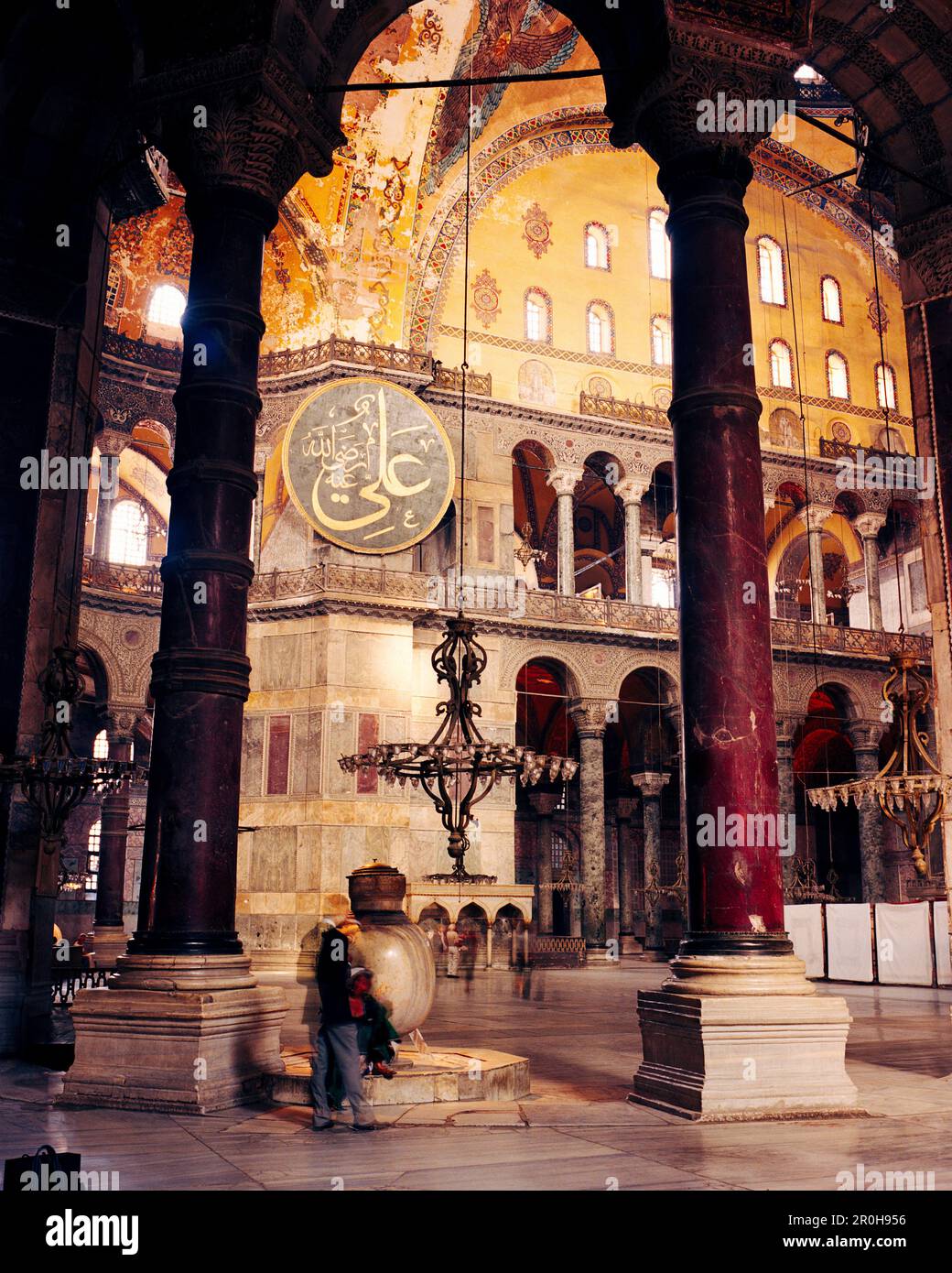 TURKEY, Istanbul, interior of Hagia Sophia Mosque Stock Photo - Alamy