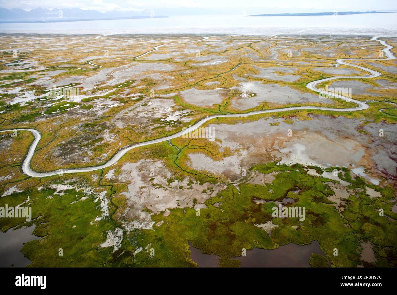 USA, Alaska, wetlands bordering the Gulf of Alaska Stock Photo - Alamy