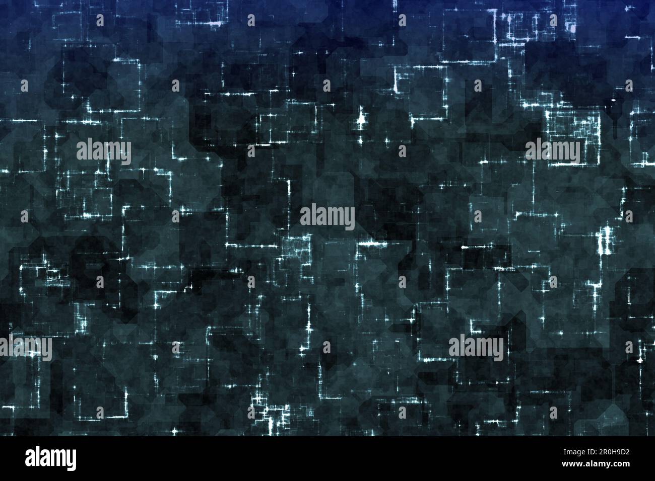 creative modern light blue tech electronic light computer graphic ...