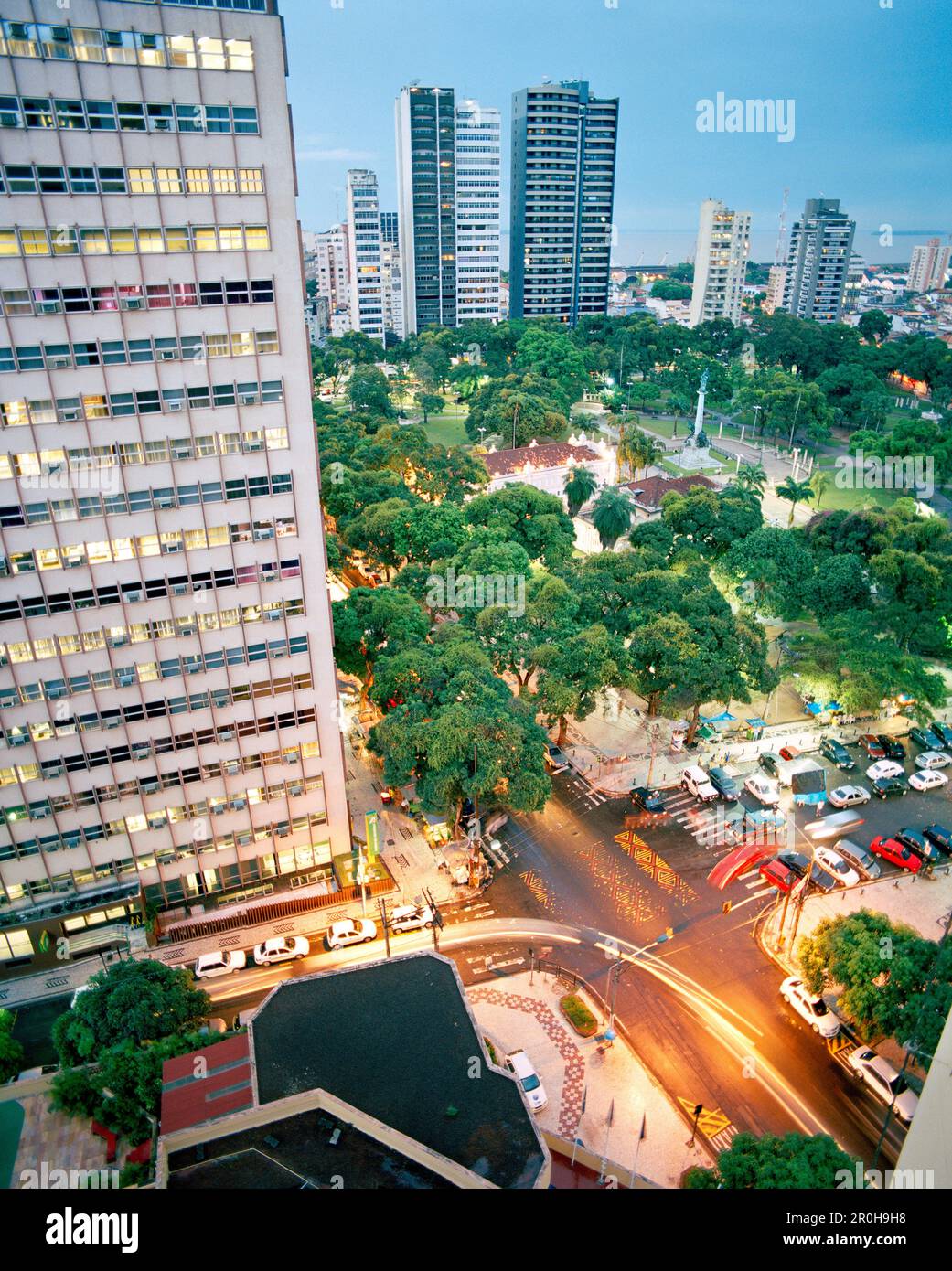 BRAZIL, Belem, South America, urban view of city skyscrapers with ...