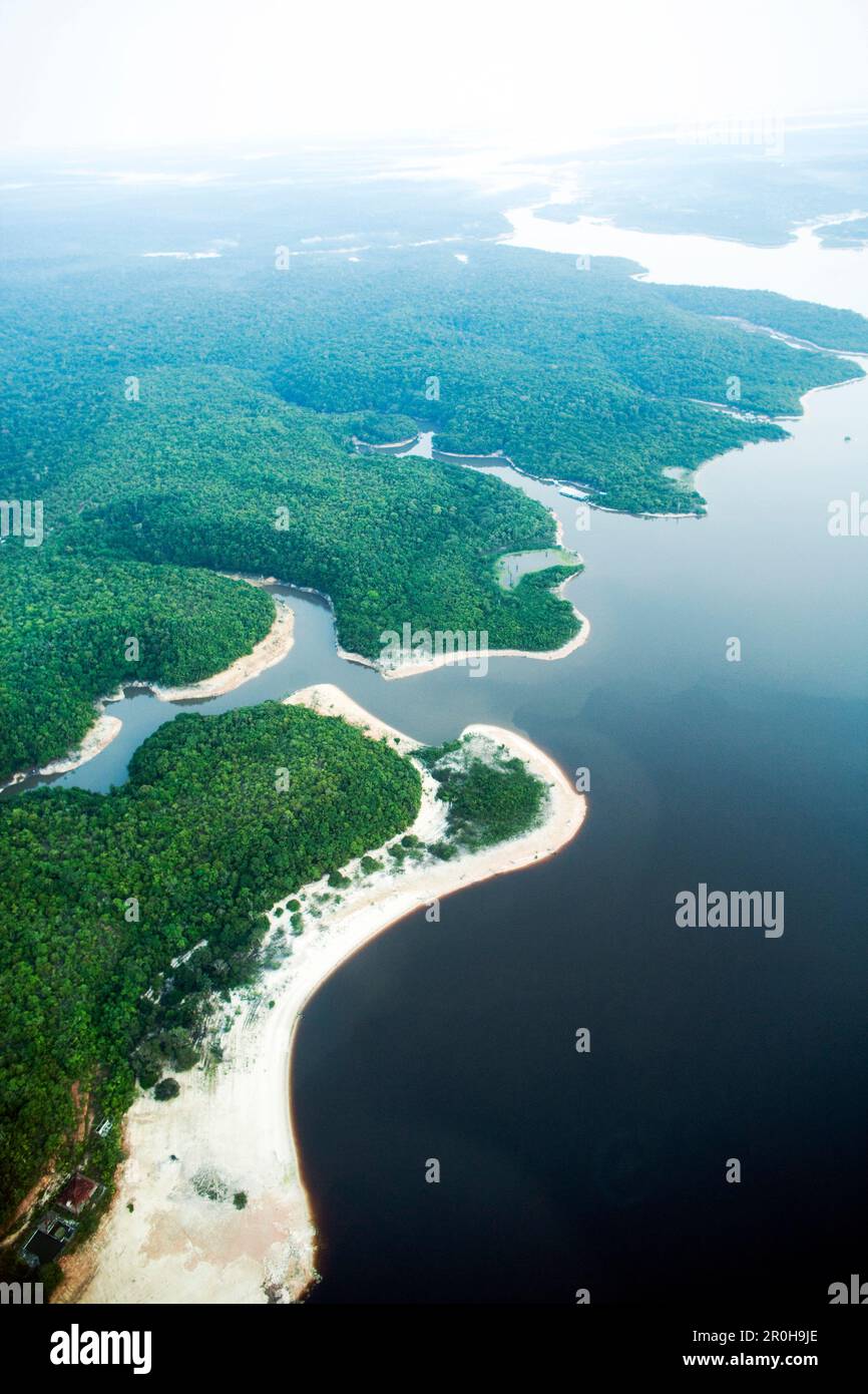 BRAZIL, Amazon Jungle landscape shot from an airplane Stock Photo - Alamy