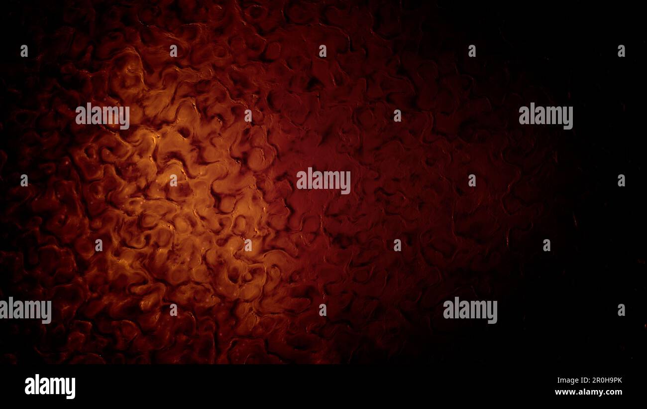 scary grunge red - yellow infernal ingrained forms forms - abstract 3D ...