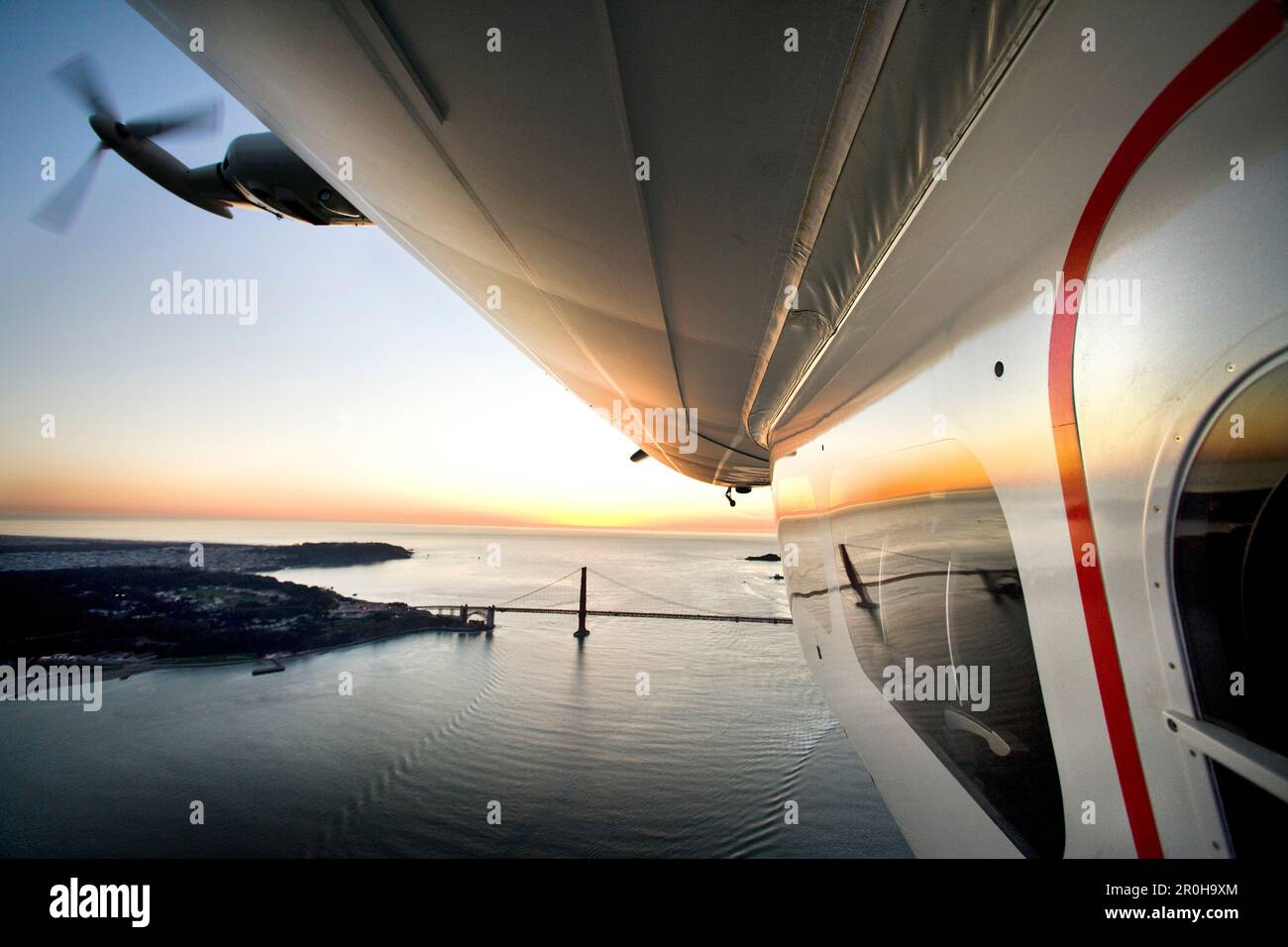 USA, California, San Francisco, View of the San Francisco Bay from the ...