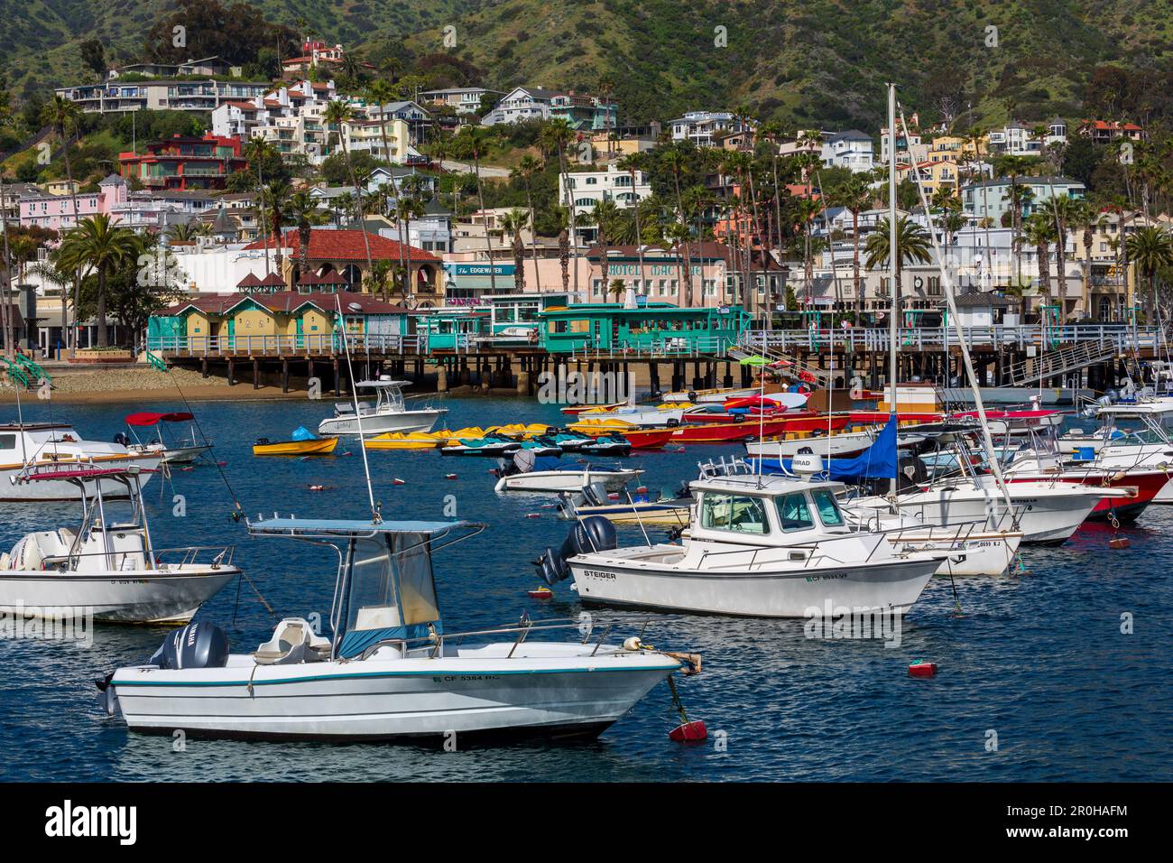 Avalon City, Catalina Island, Southern California, USA Stock Photo - Alamy