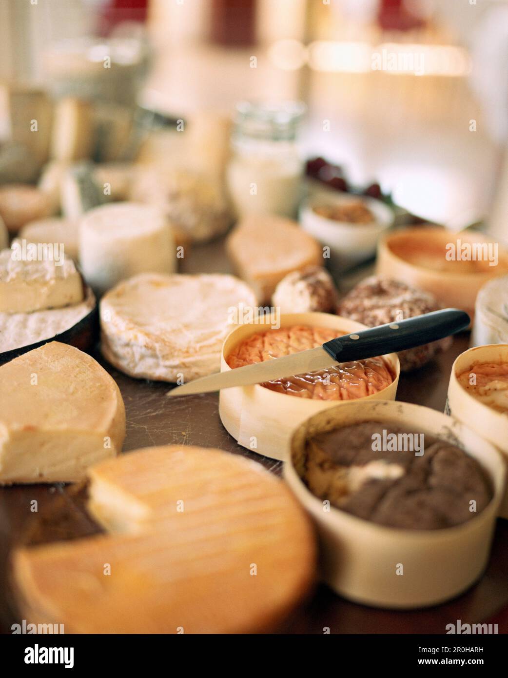 FRANCE, Burgundy, cheese tray, Le Charlemagne Restaurant Stock Photo ...
