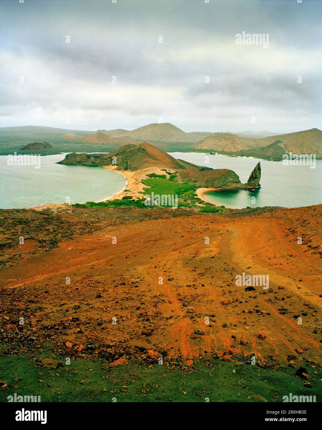 ECUADOR, Galapagos Islands, Bartolome Island, view from the lookout ...