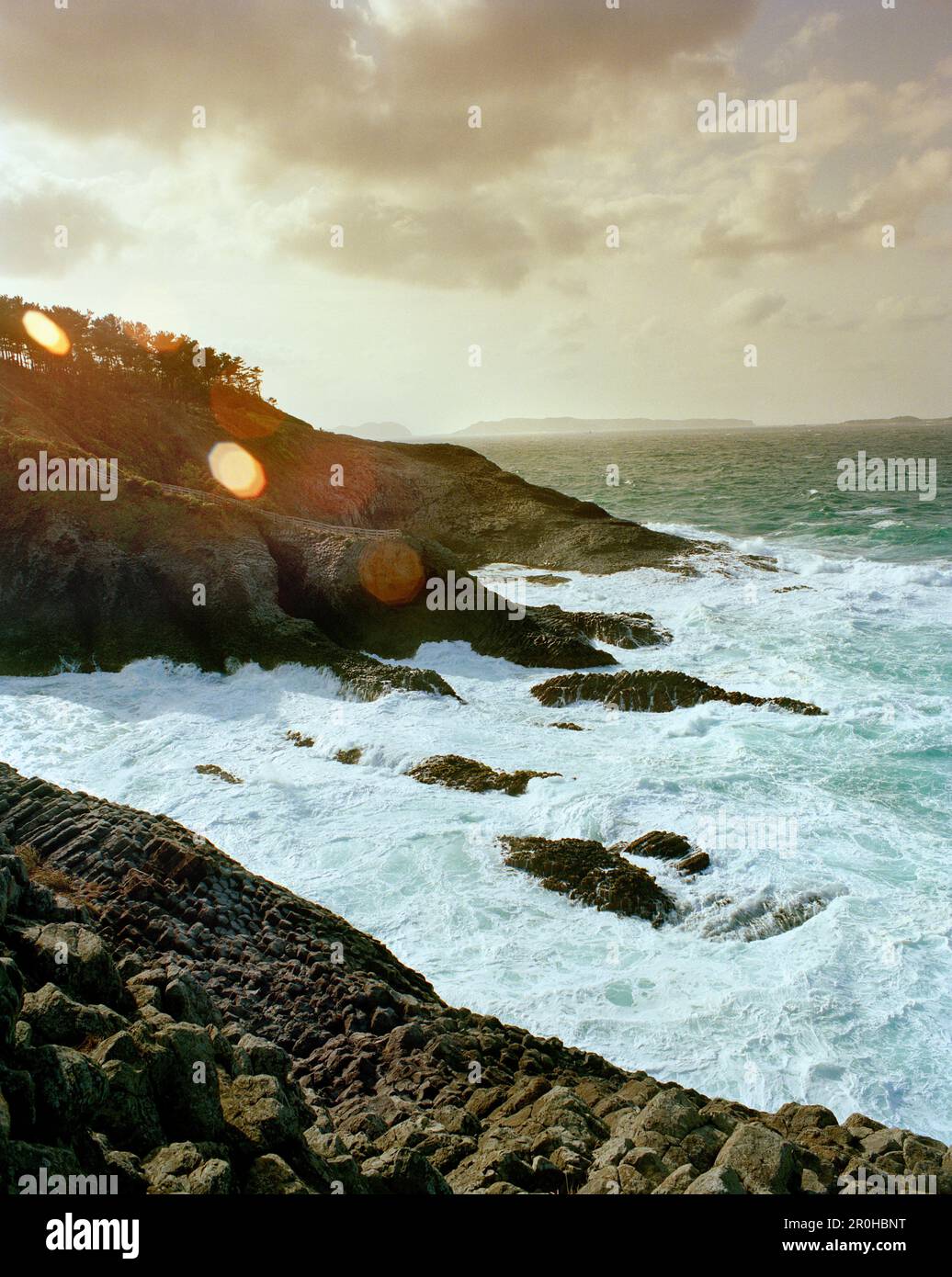 JAPAN, Kyusu, coastline at sunset, Sea of Japan Stock Photo - Alamy