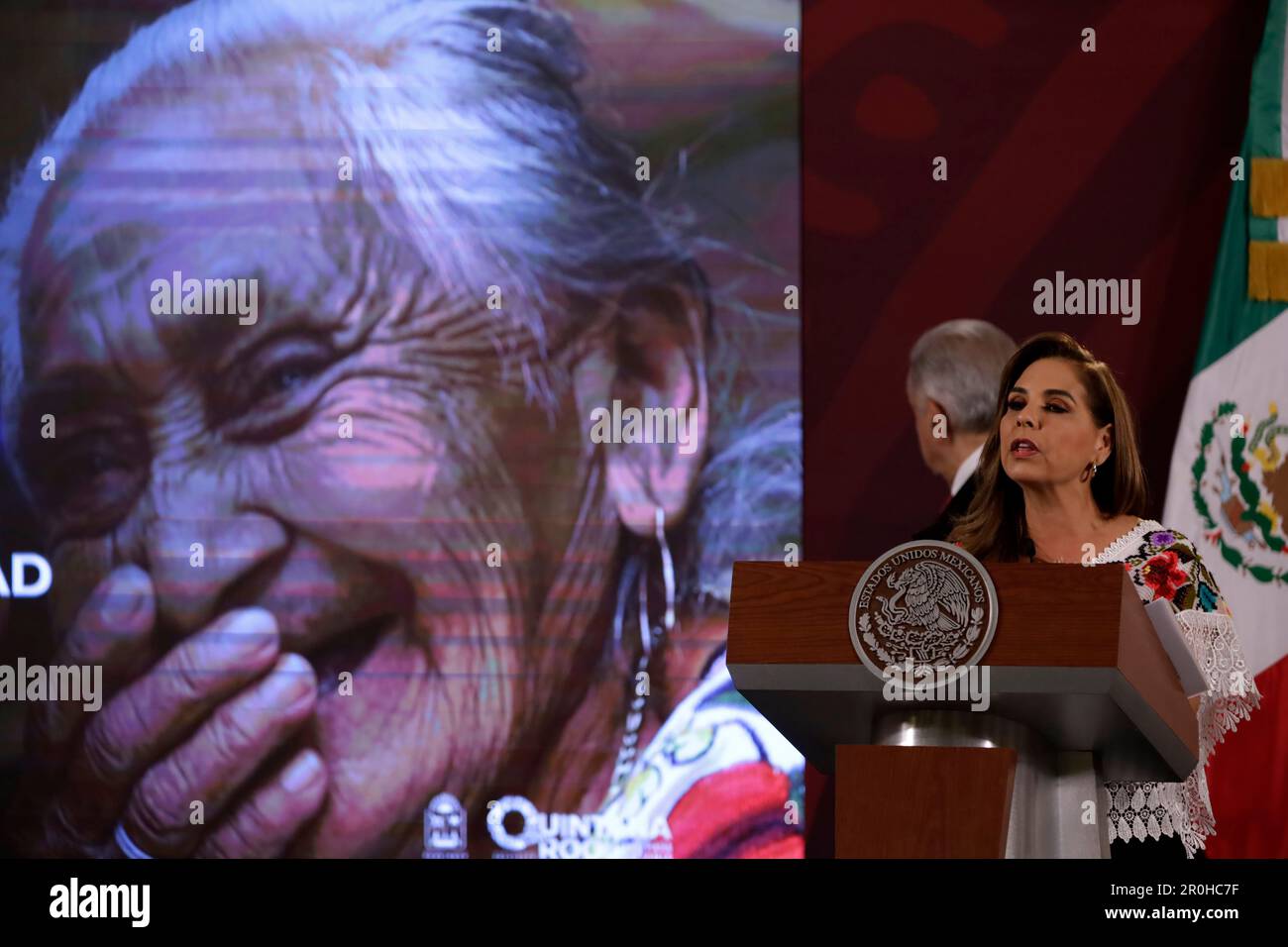 May 8, 2023, Mexico City, Mexico: Maria Elena Lezama, Governor of the ...