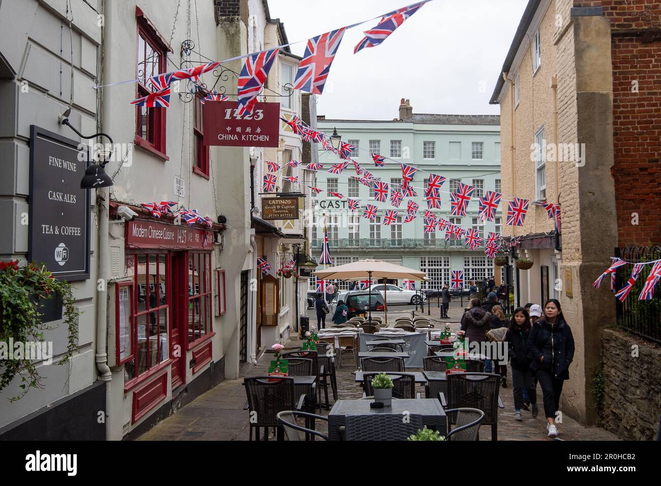 Windsor, Berkshire, UK. 8th May, 2023. Following the Coronation Concert last night, It was still ...