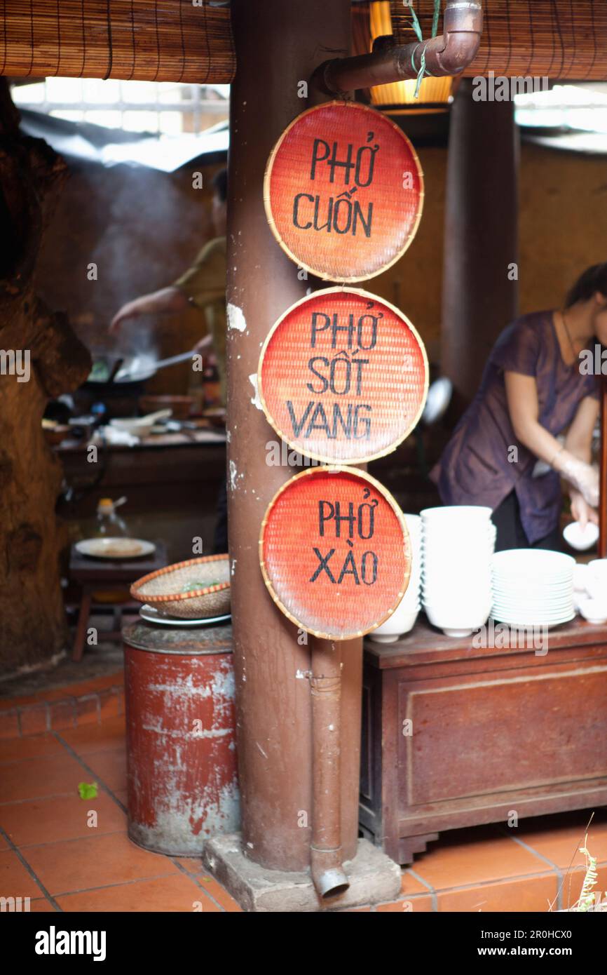 VIETNAM, Hanoi, traditional street food restaurant called Quan An Ngon ...
