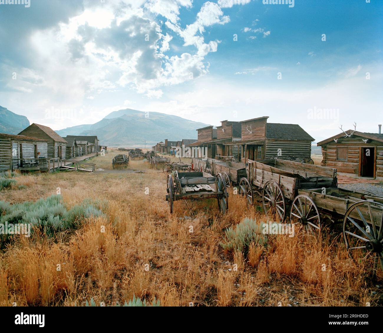 USA, Wyoming, Old Trail Town, Cody Stock Photo - Alamy