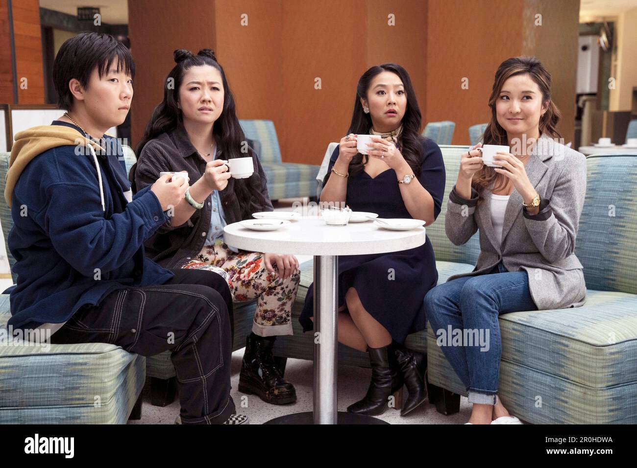 JOY RIDE, from left: Sabrina Wu, Sherry Cola, Stephanie Hsu, Ashley ...