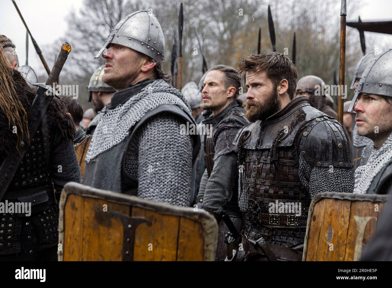 THE LAST KINGDOM: SEVEN KINGS MUST DIE, from left: Arnas Fedaravicius ...