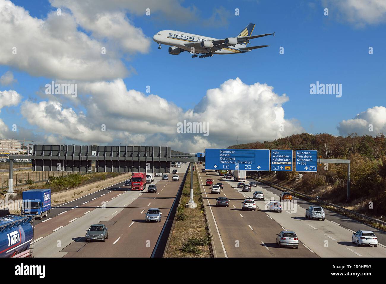Motorway junction frankfurt hi-res stock photography and images - Alamy