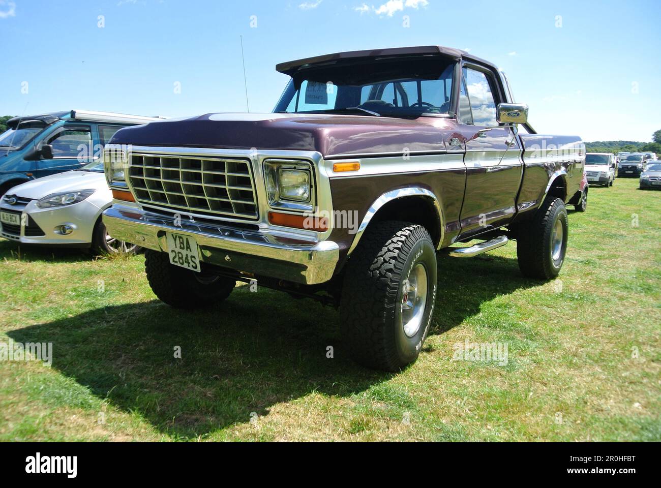 A 1978 Ford F-150 Ranger pickup truck parked on display at the 47th ...