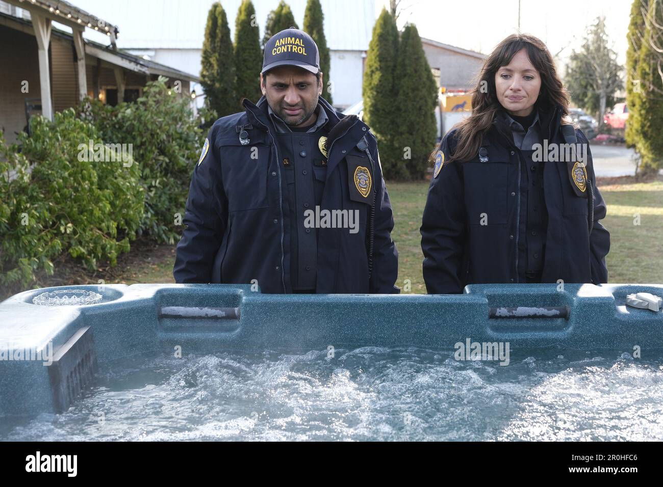 ANIMAL CONTROL, from left: Ravi Patel, Grace Palmer, Dogs and Bears and Minks', (Season 1, ep ...