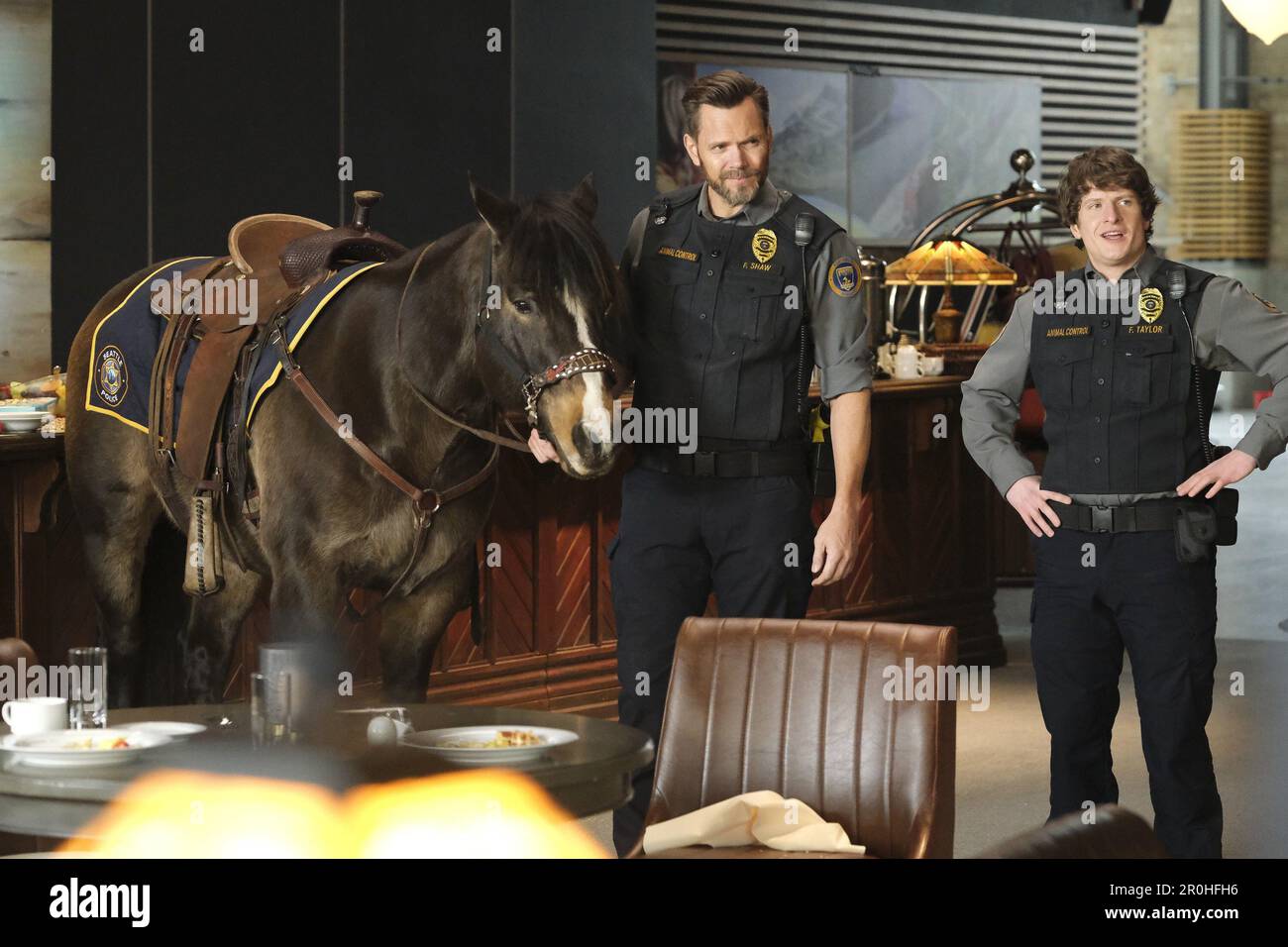 ANIMAL CONTROL, from left: Joel McHale, Michael Rowland, Unicorns and Mountain Lions', (Season 1 ...
