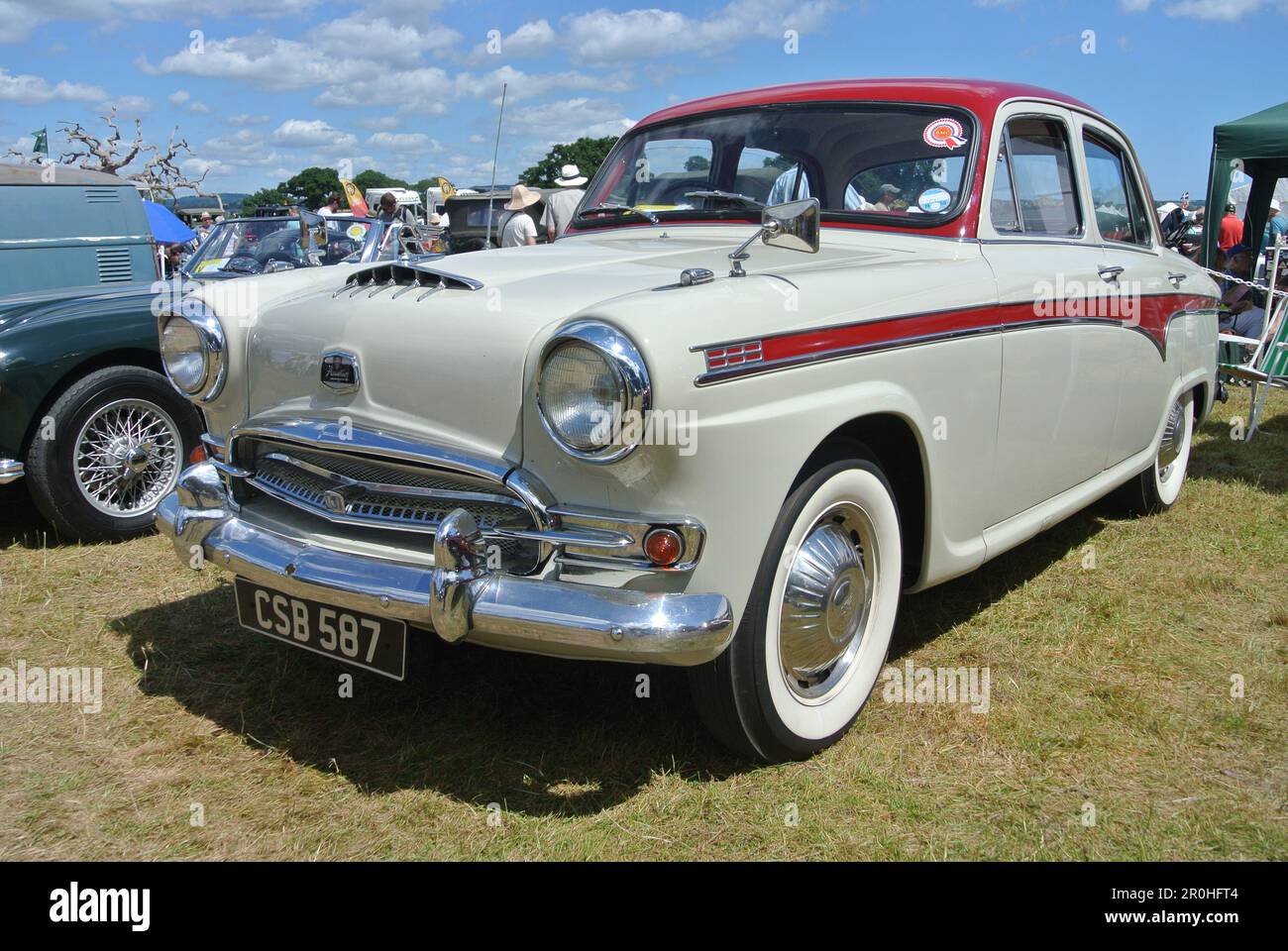 A 1958 Austin A95 parked on display at the 47th Historic Vehicle ...