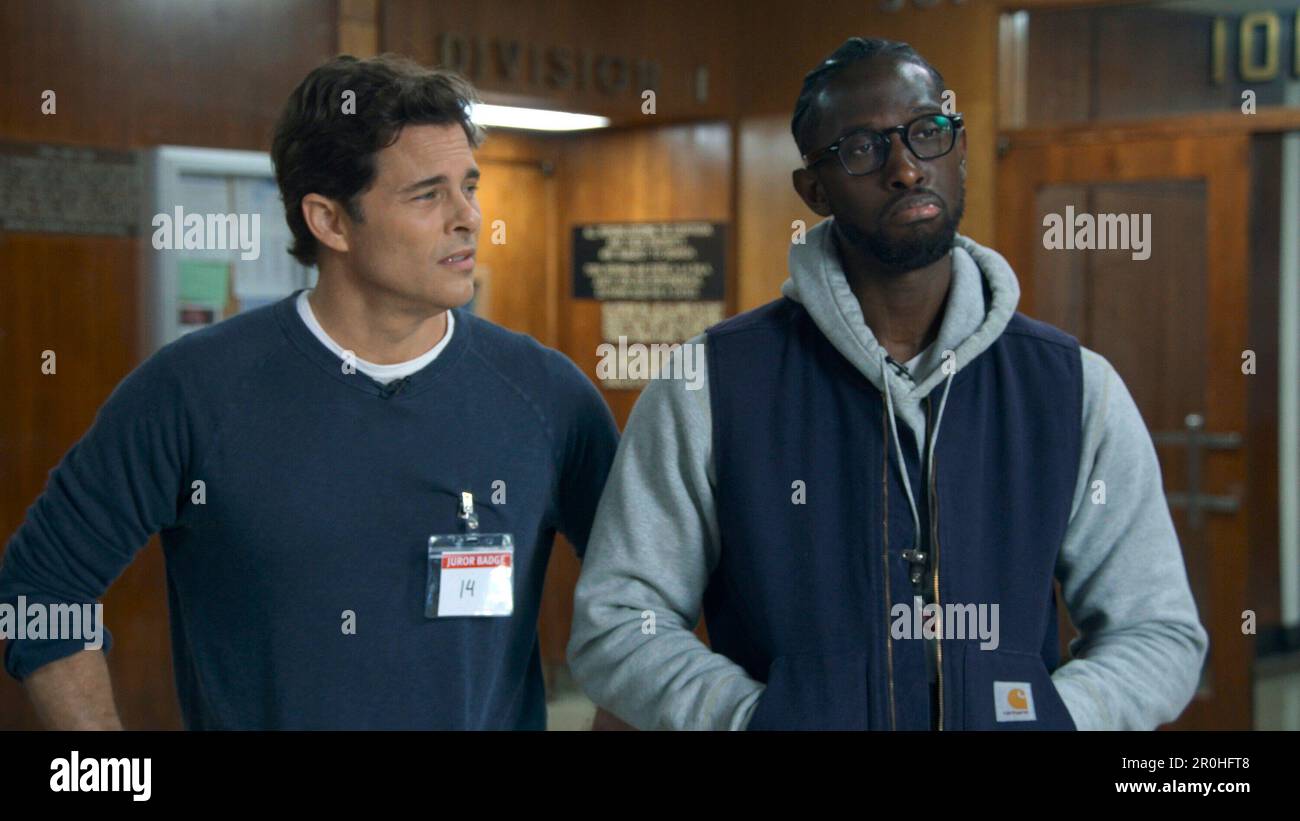 JURY DUTY, from left: James Marsden, Ishmel Sahid, (Season 1, premiered ...