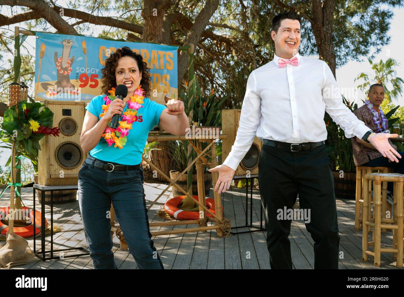 PARTY DOWN, from left: Judy Reyes, Ken Marino, 'KSGY-95 Prizewinner's ...