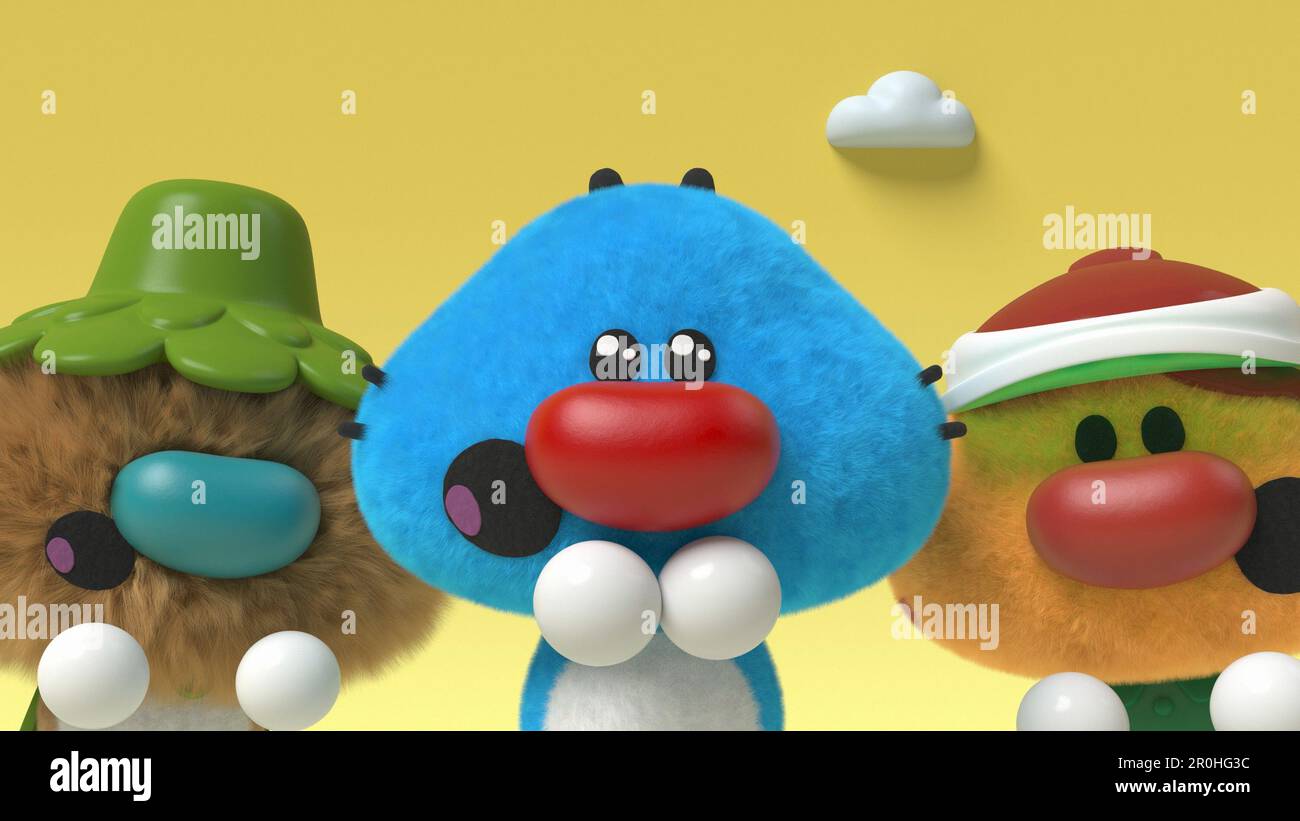 THE NEW ADVENTURES OF OGGY, (aka OGGY OGGY), Oggy Oggy (center ...