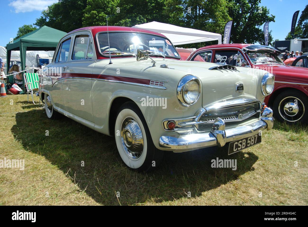 A 1958 Austin A95 parked on display at the 47th Historic Vehicle ...