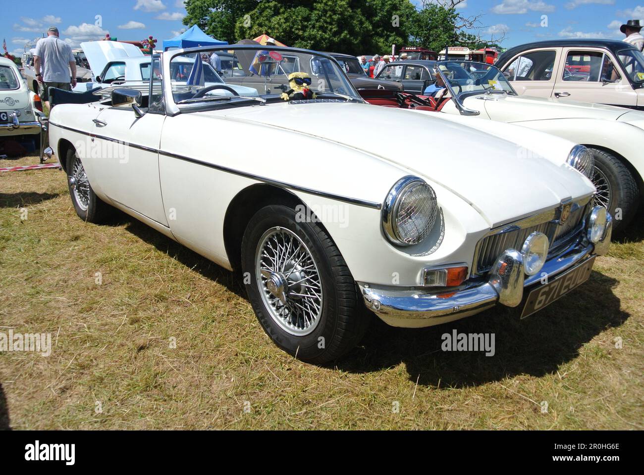 A 1969 MG parked on display at the 47th Historic Vehicle Gathering ...